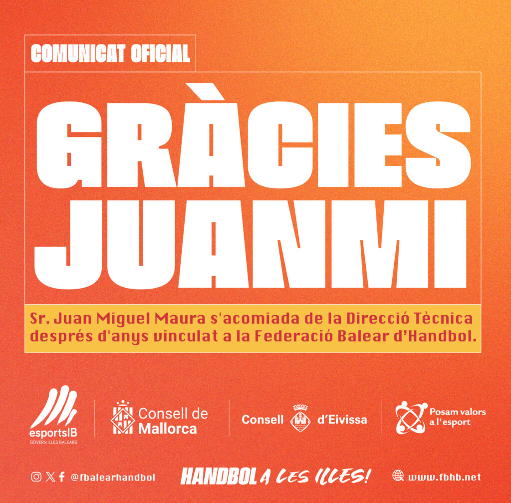 Juan Miguel Maura, s’acomiada de la direcció técnica després d’anys ...